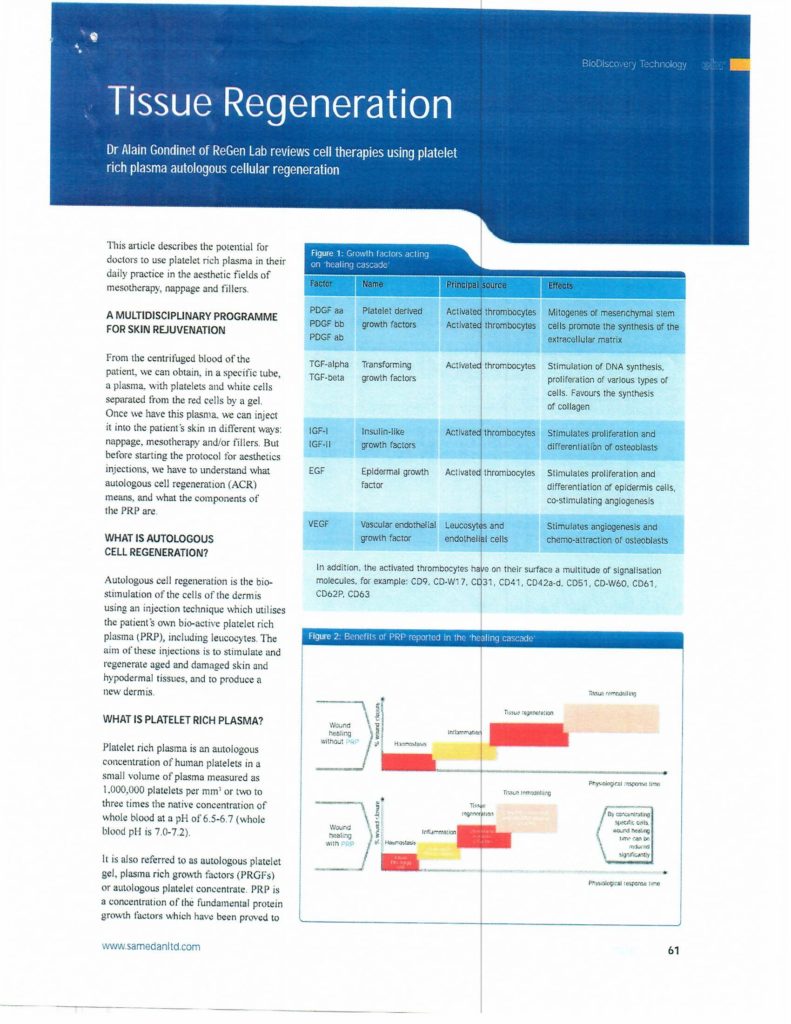 Why PRP - Julia T Hunter MD